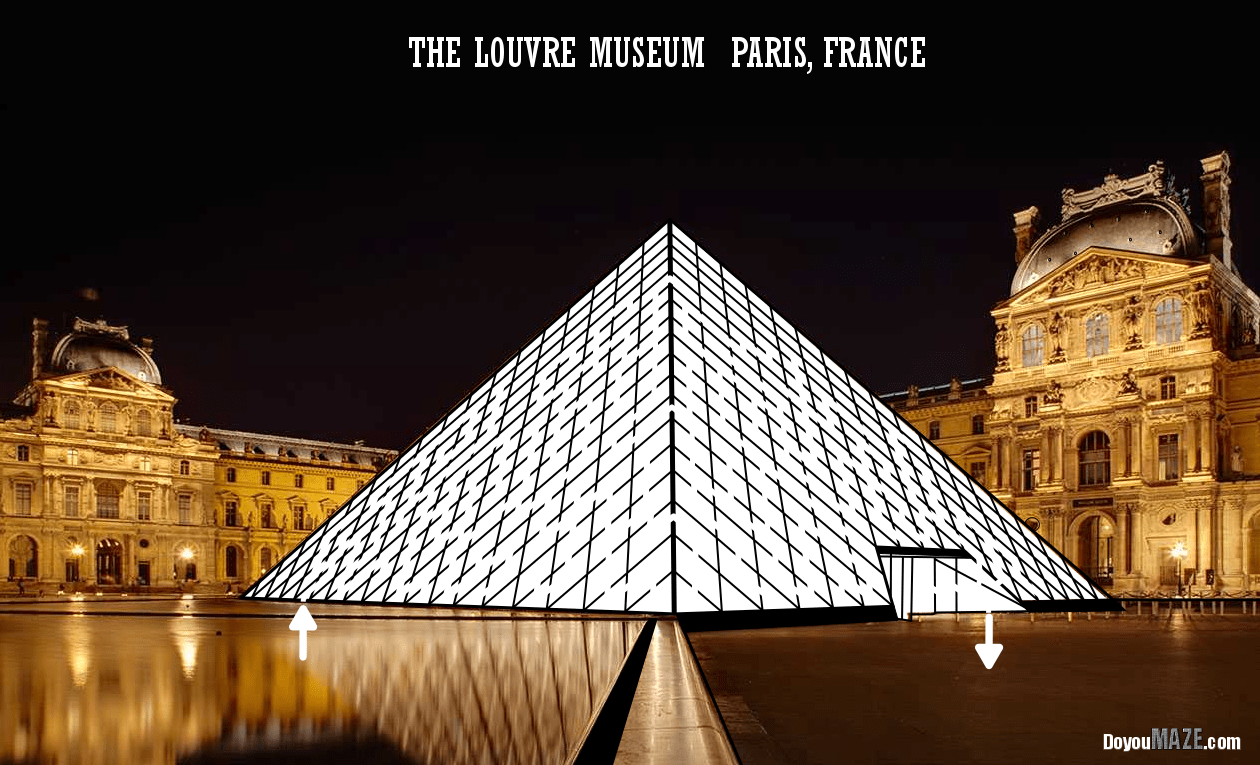 Maze of the Week #32 - The Louvre Maze — Free Printable Mazes for All Ages