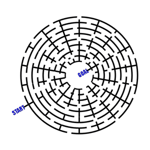 A look at 7 Different Circle Mazes; Create a Circular Maze template ...
