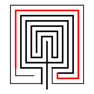 How to Draw a Square Hopi Tapu'at Labyrinth — Free Printable Mazes for ...