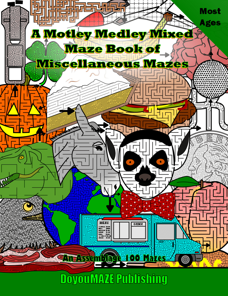 Printable 100 Maze Collection for Kids - Food, Animal mazes etc — Free ...