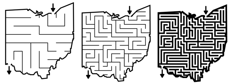 Maze options - Maze Path options — Free Printable Mazes for All Ages