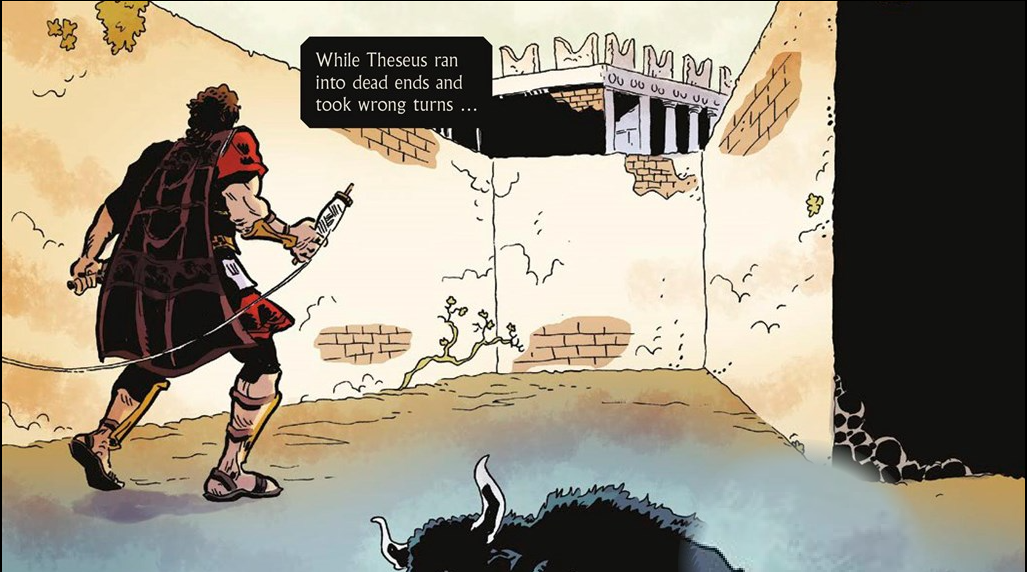 Maze Comic Book Reviews - Theseus And The Minotaur — Free Printable ...