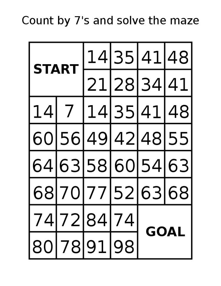 How to Make a Math Maze — Free Printable Mazes for All Ages