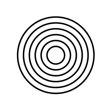 How to Draw a 5 Circuit Circular Labyrinth — Free Printable Mazes for ...