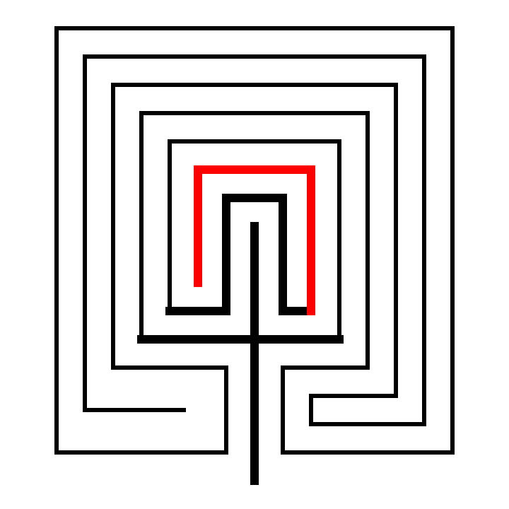 How to Draw a Square Hopi Tapu'at Labyrinth — Free Printable Mazes for ...