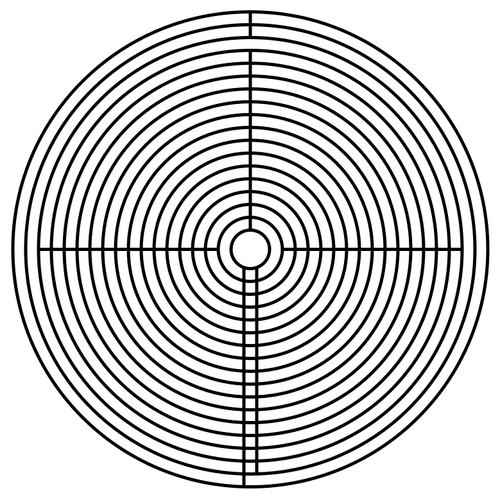 How to Draw a 17 Circuit Circular Labyrinth — Free Printable Mazes for ...