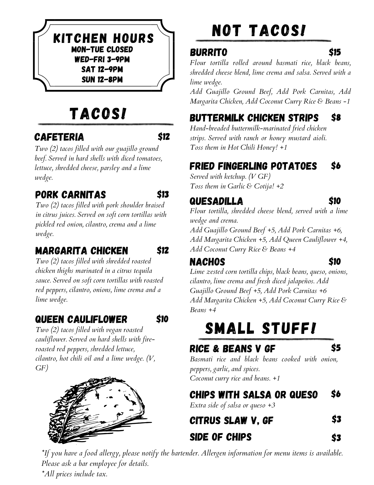 Eat — Garrett's Brewing Company