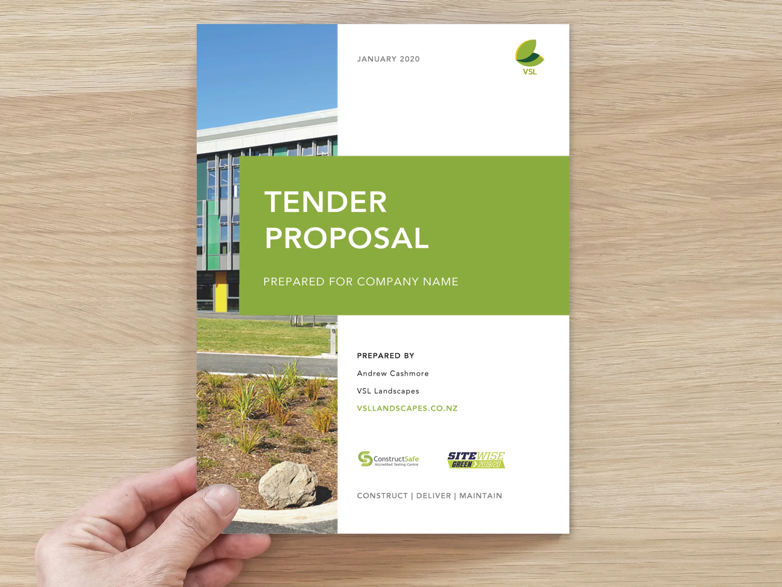 Corporate Document Design | Sara Webb Design, Auckland