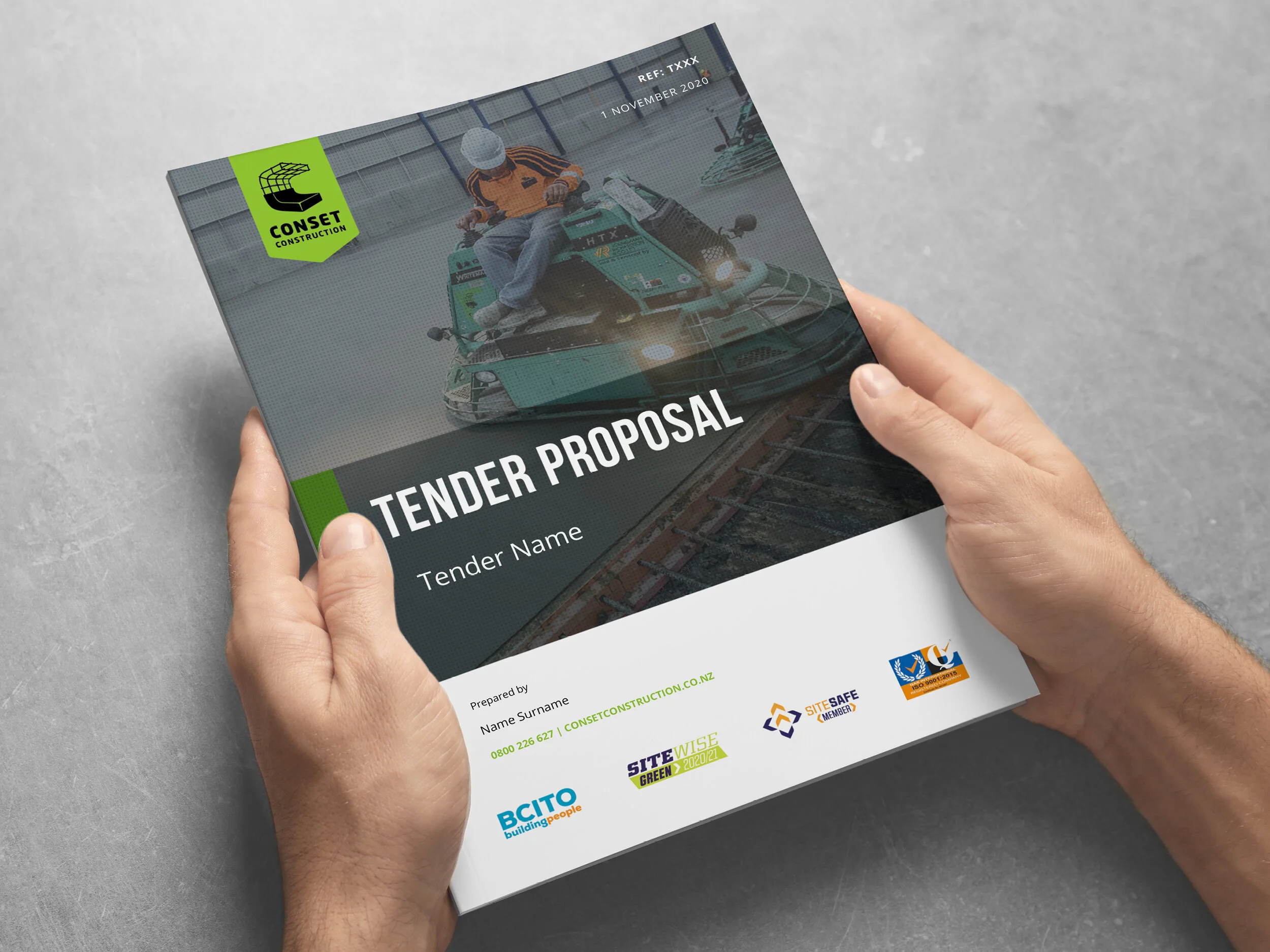 Corporate Document Design | Sara Webb Design, Auckland