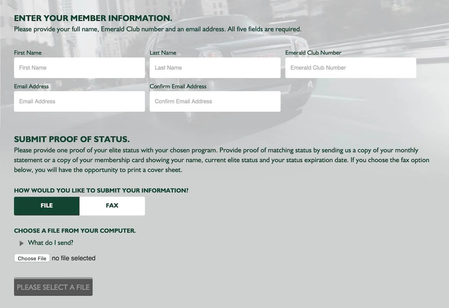 How To Status Match Hertz To National Executive Elite — Our Departure Board