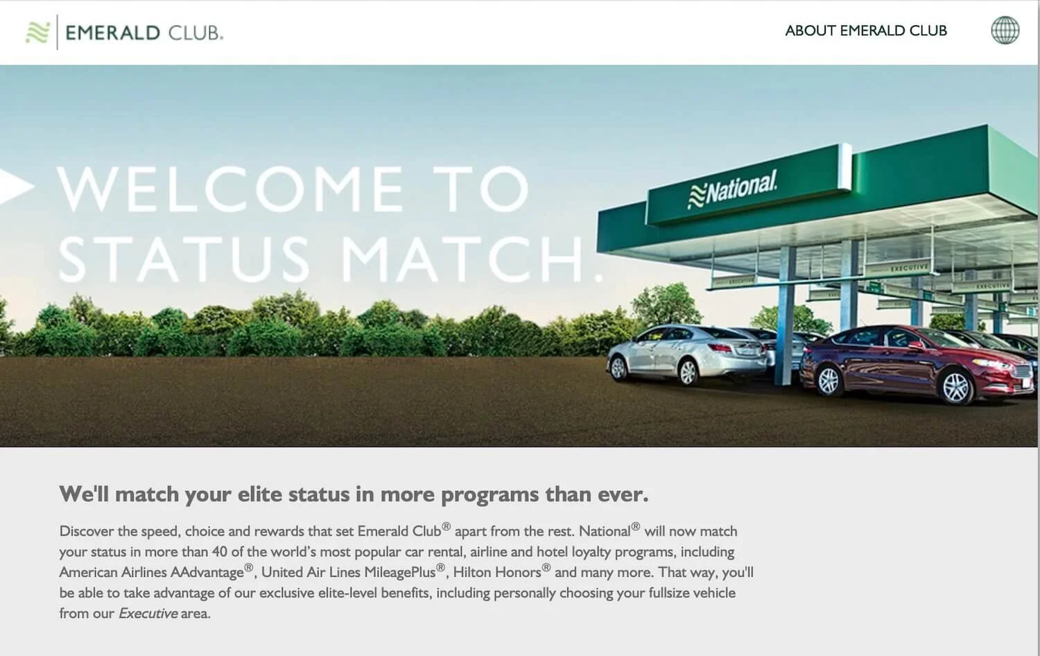 How To Status Match Marriott To National Executive Elite — Our ...