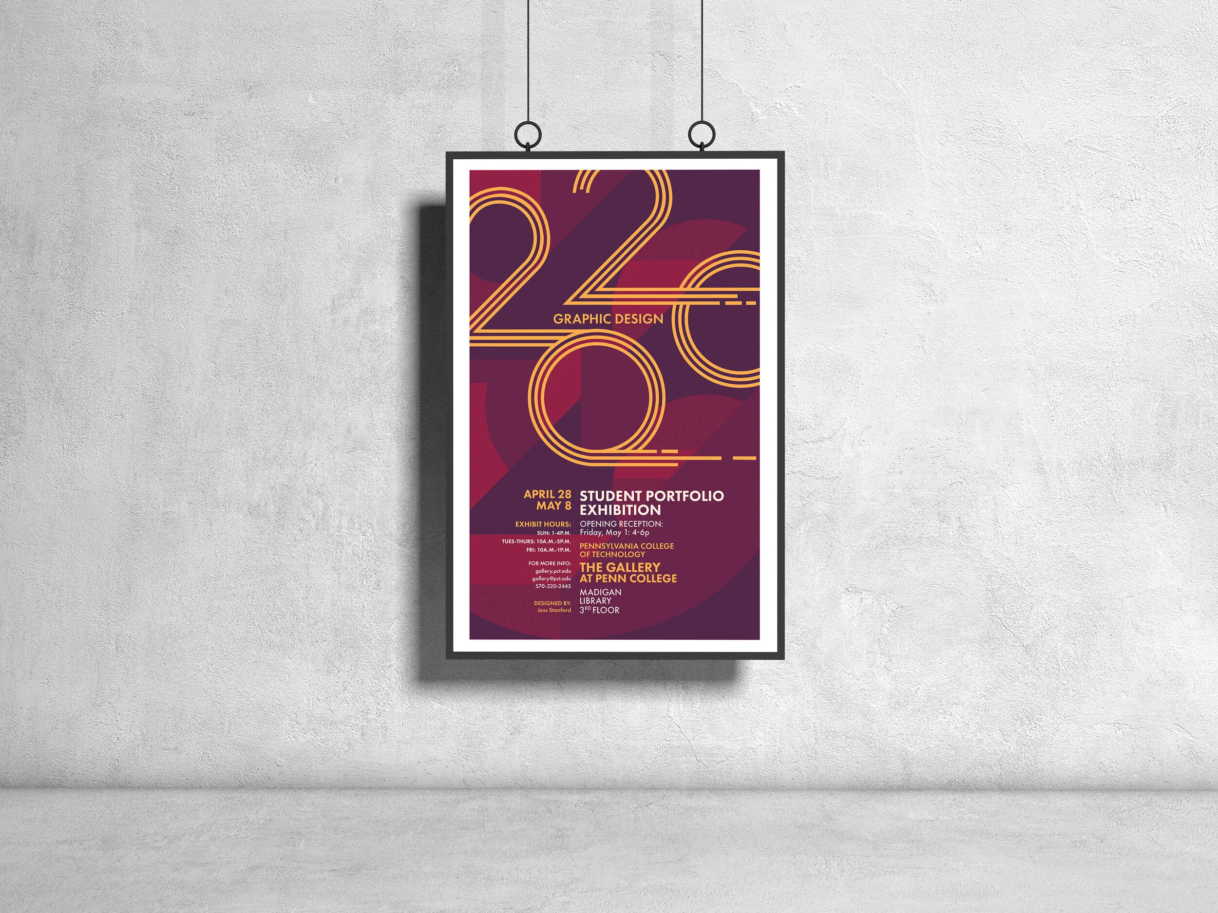 Senior Portfolio Poster — Stanford Design