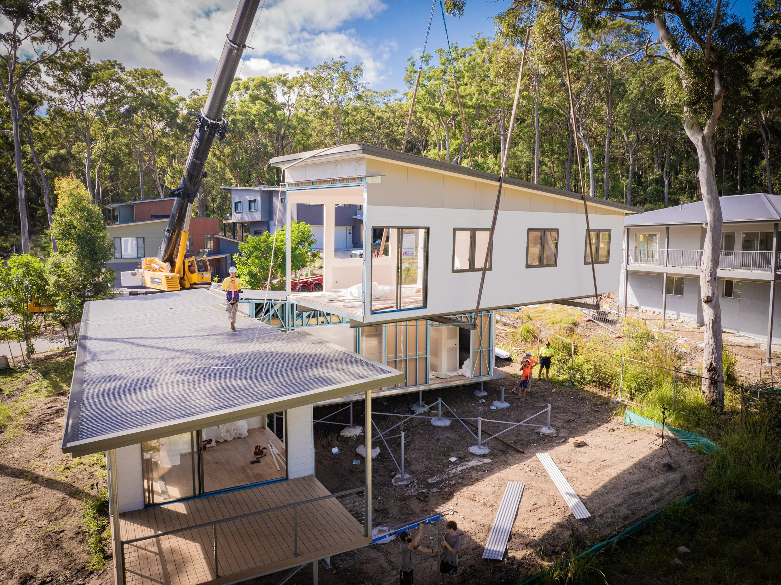 PROJECT: Modular Steel Framed New Home Build Murrays Beach — Australian ...