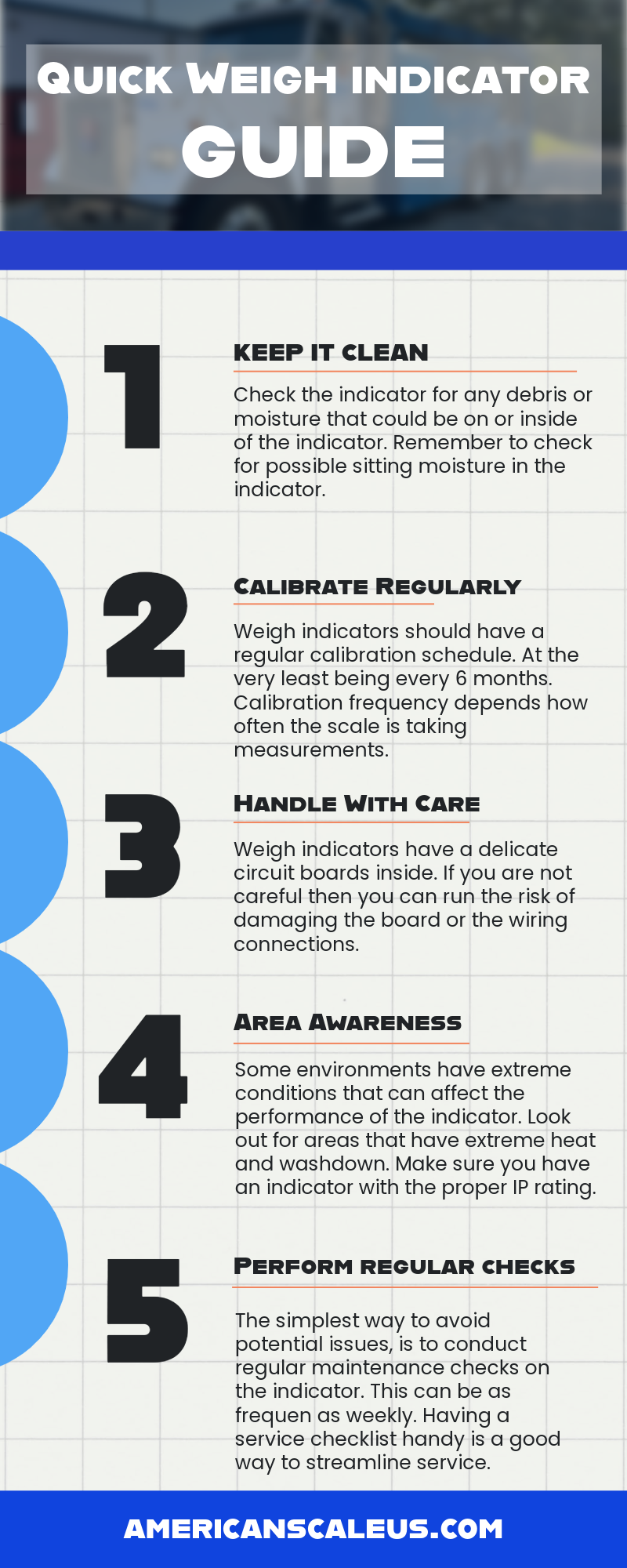 The Quick Guide to Weigh Indicator Maintenance. — ASC