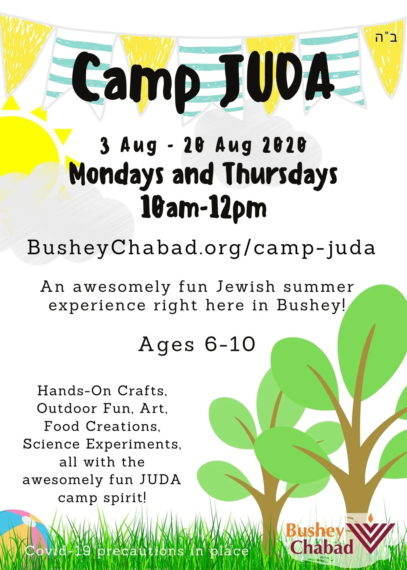 Camp JUDA! | Welcome to Bushey Chabad | Jewish Community Centre