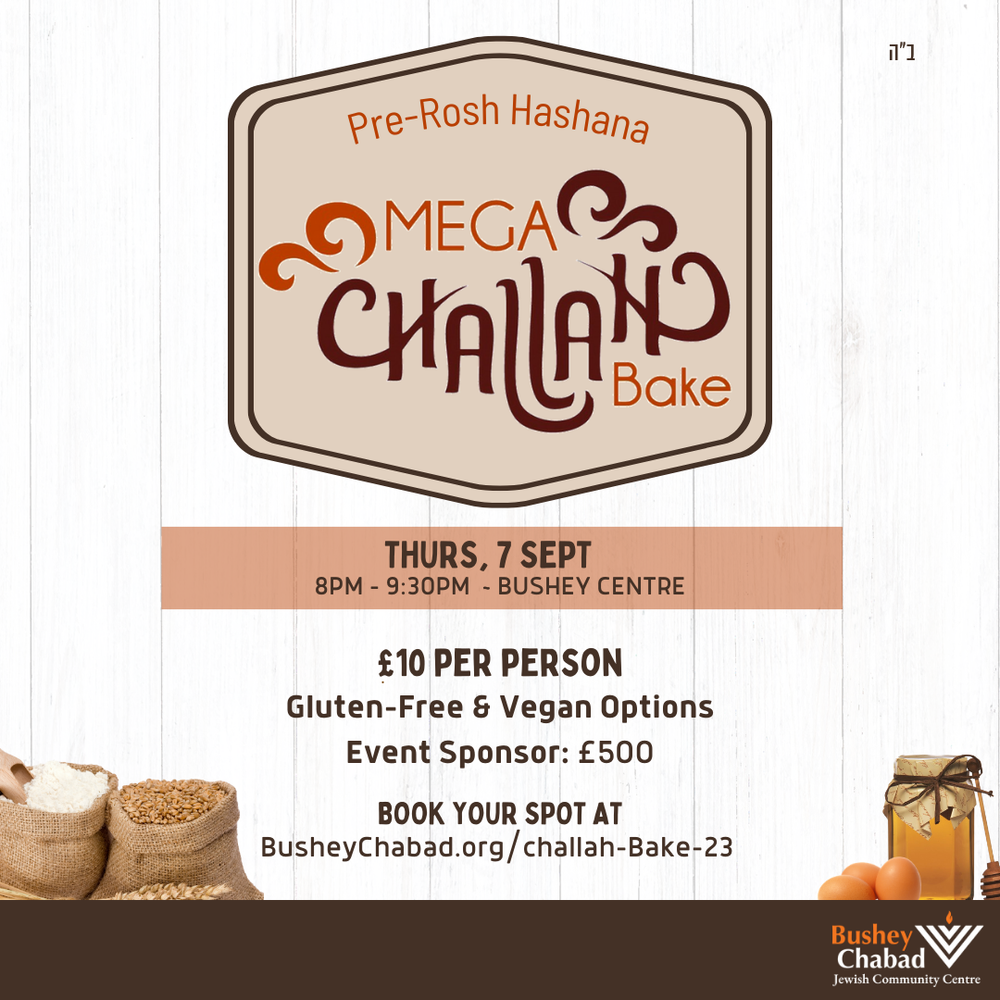 Mega Challah Bake | Welcome to Bushey Chabad | Jewish Community Centre