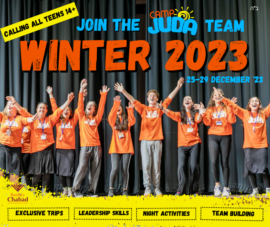 WELCOME TO CAMP JUDA! | Welcome to Bushey Chabad | Jewish Community Centre