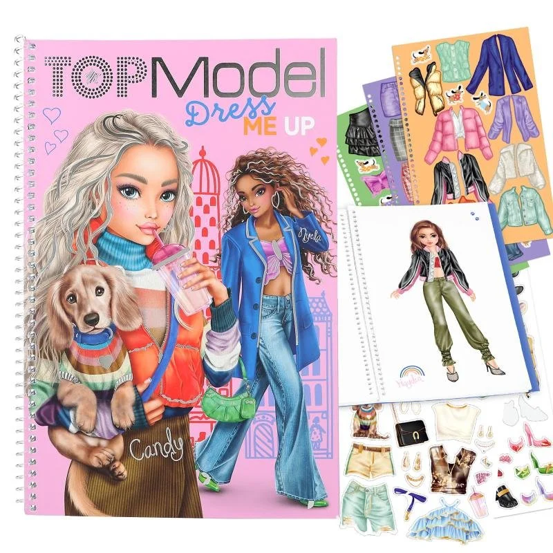 Depesche TOPModel Dress Me Up Sticker Book — Dolls and Dragons
