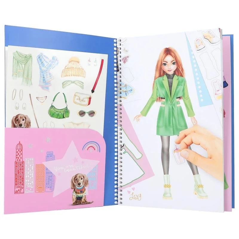 Depesche TOPModel Dress Me Up Sticker Book — Dolls and Dragons