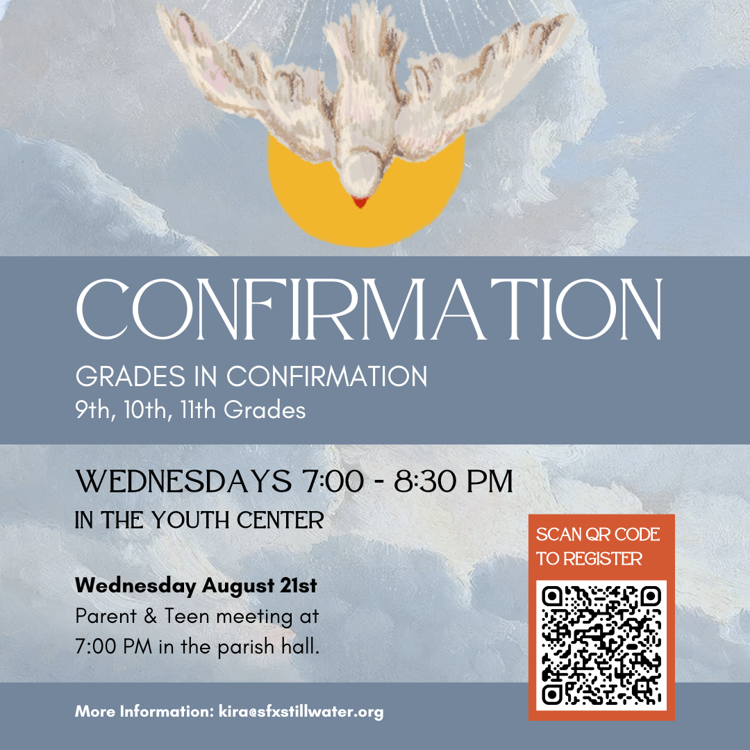 Confirmation — St. Francis Xavier Catholic Church - STILLWATER, OK