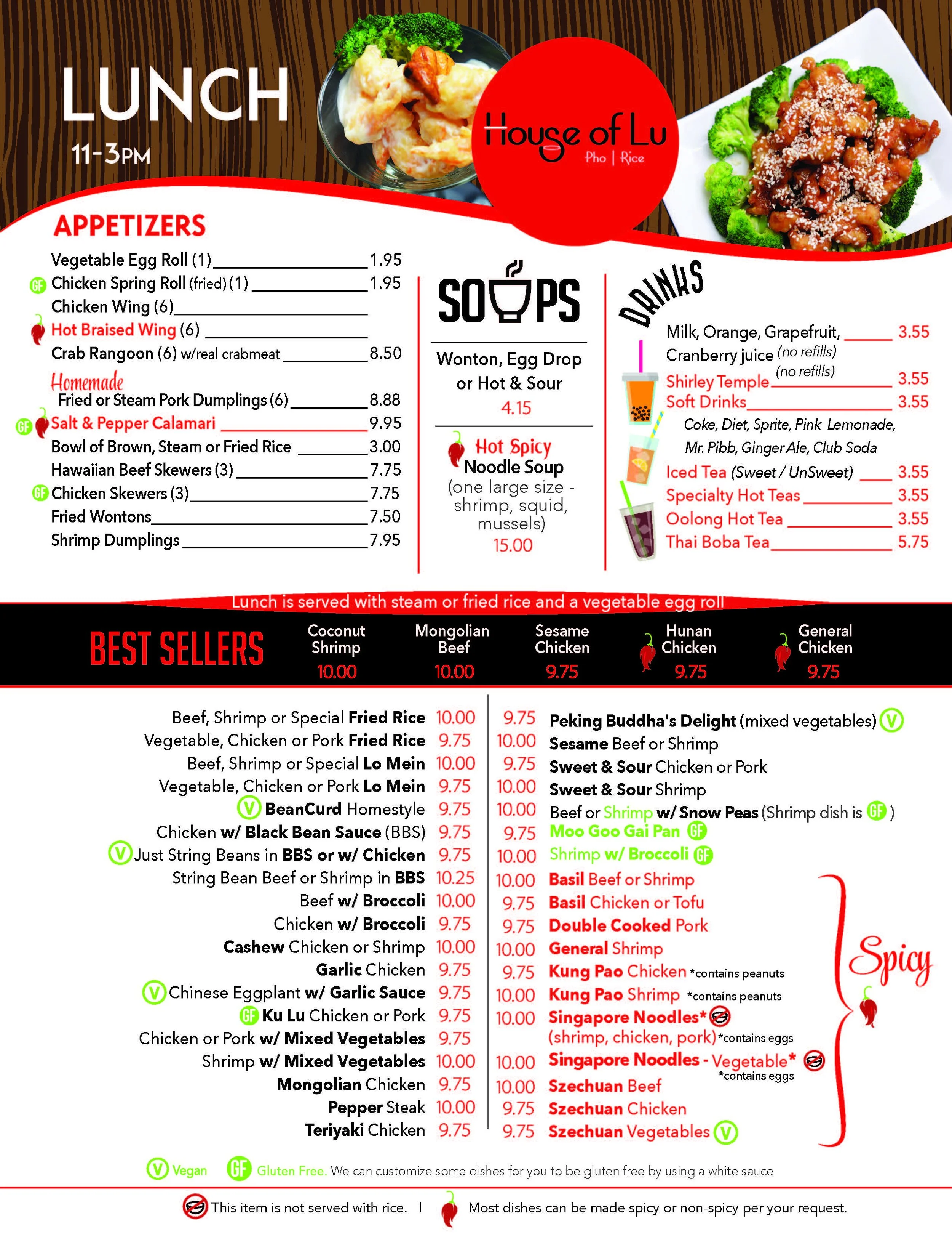 Menu — House of Lu