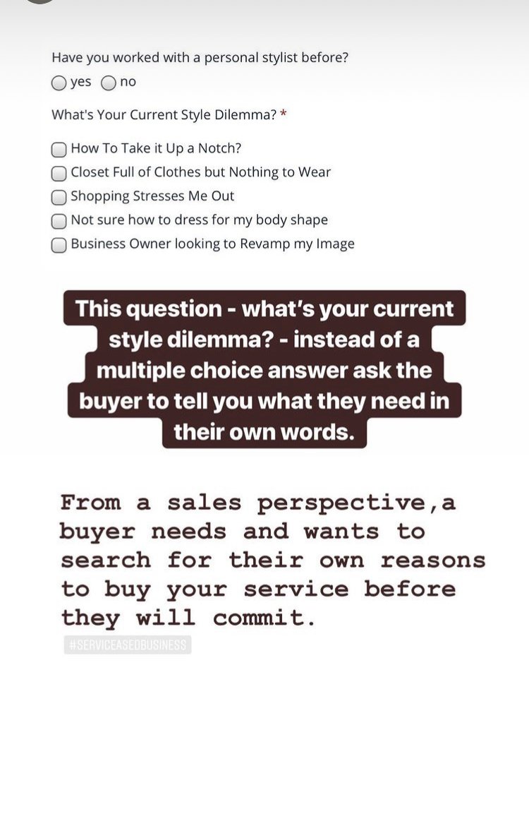 Stylists, You Need an Intake Form. — Heidi Taylor