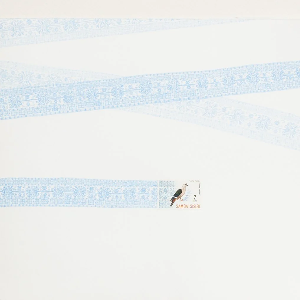 'Samoa (Blue Flight Pattern)' by Andrea Moreau @ Soapbox Arts Gallery ...