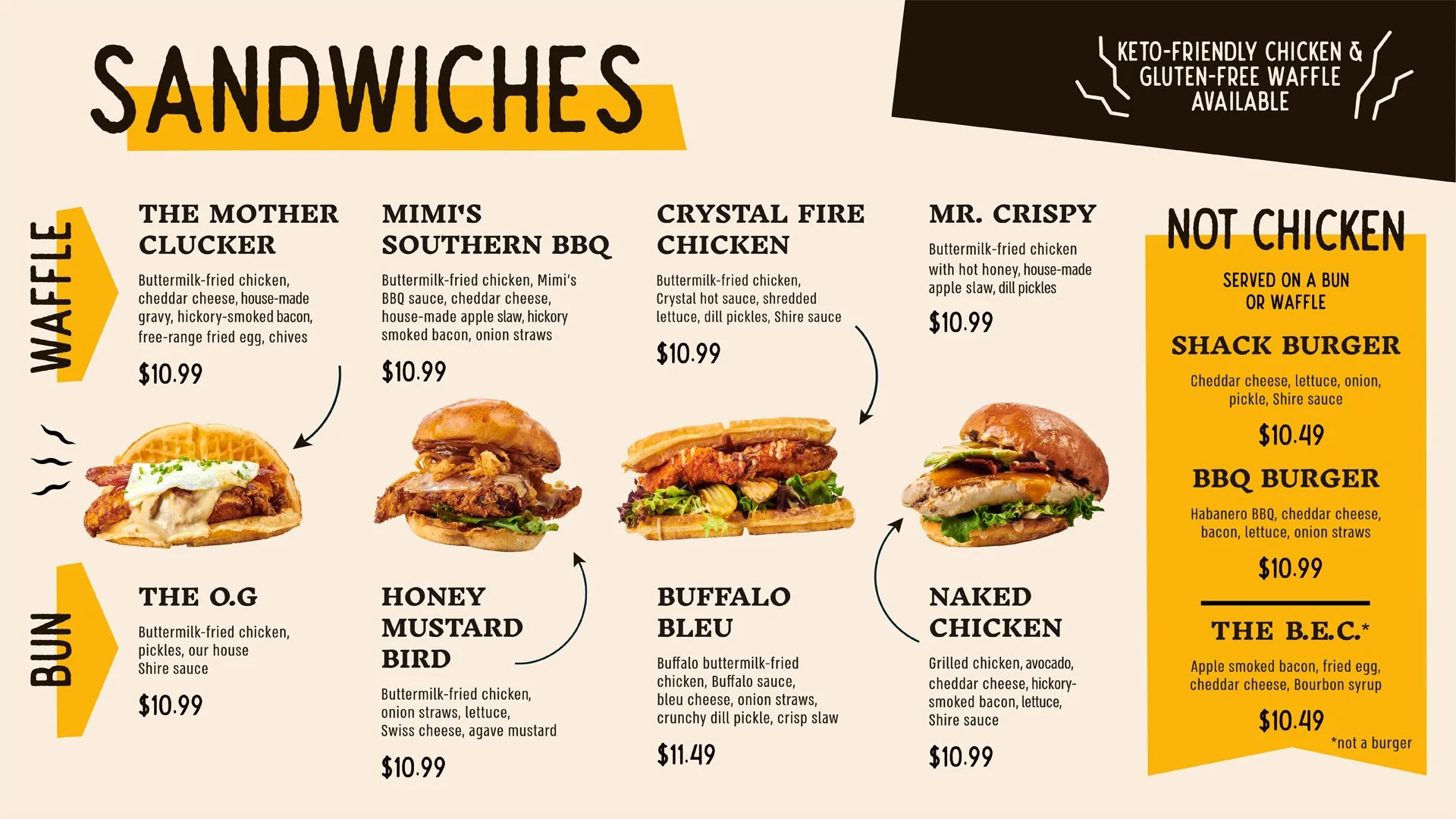 Menu — The Chicken Shack