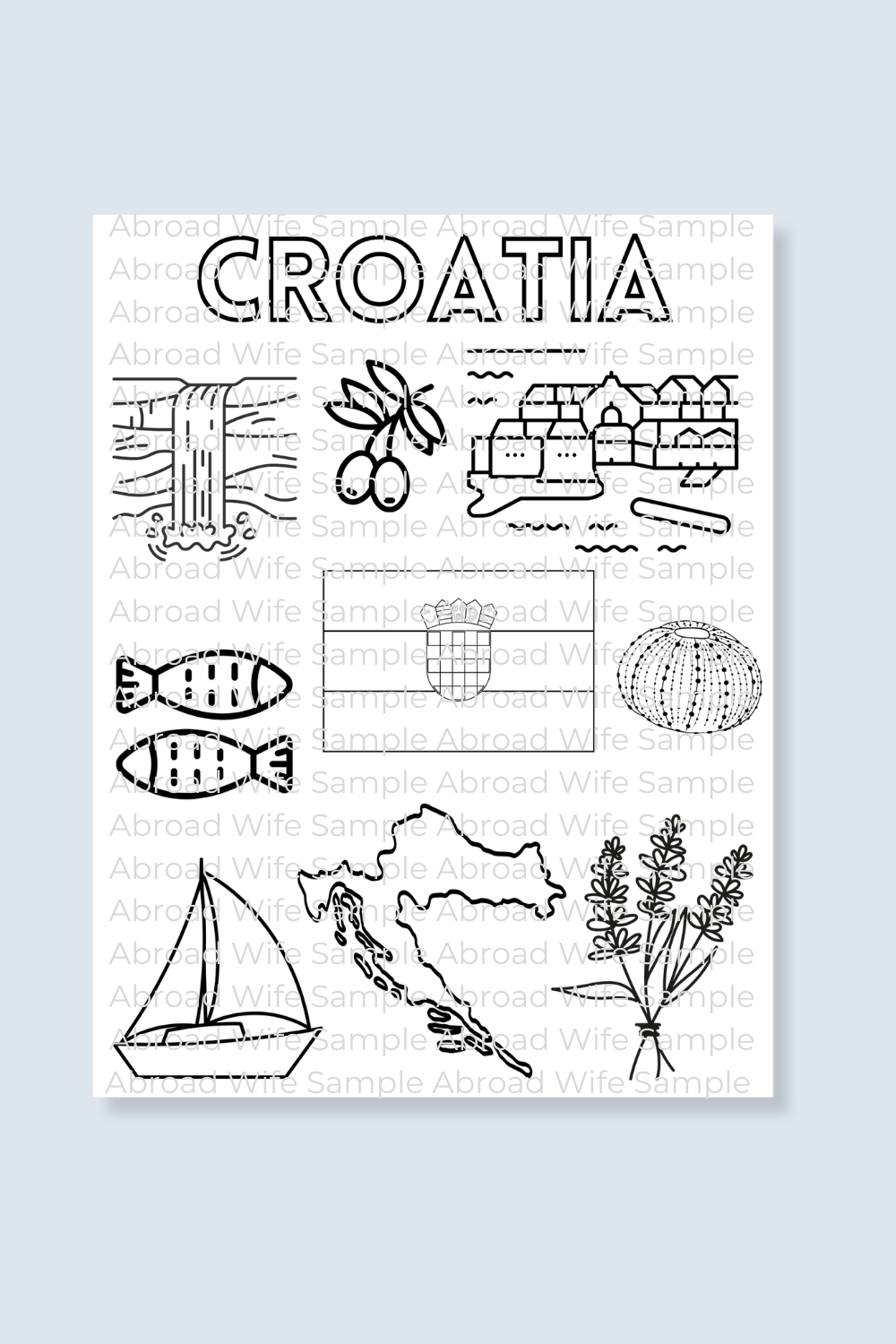 Printable Word Searches-European Countries — Abroad Wife-Family Travel