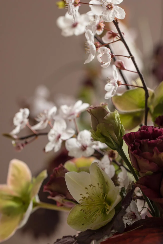 Natural Spring Flowers Tutorial — a quiet style