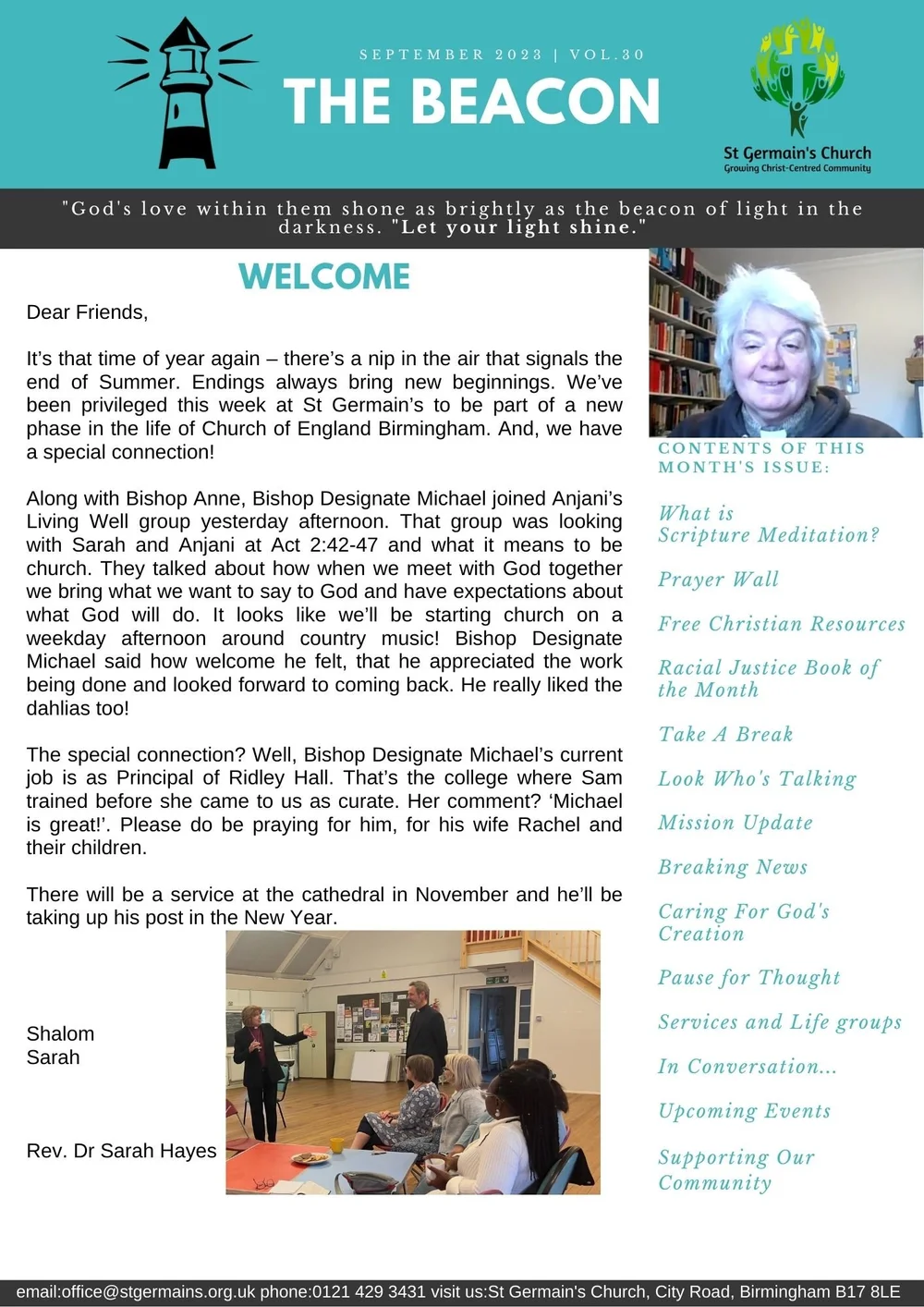 Welcoming the Bishop Designate - The Beacon: September 2023 — St ...