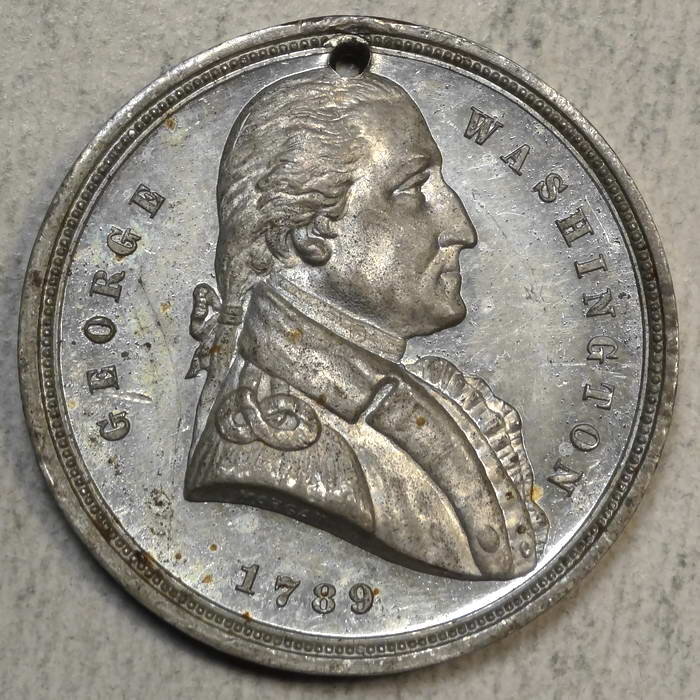 1889 Geo. Washington Inaugural Centennial Celebration Souvenir, D-43 ...