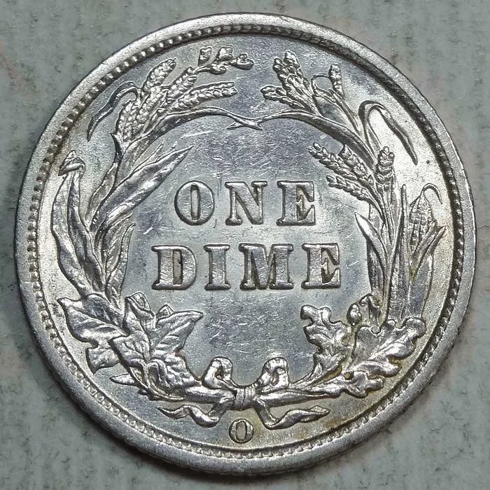 1905-O Barber Dime, Almost Uncirculated, Scarce — Tipsico Coin