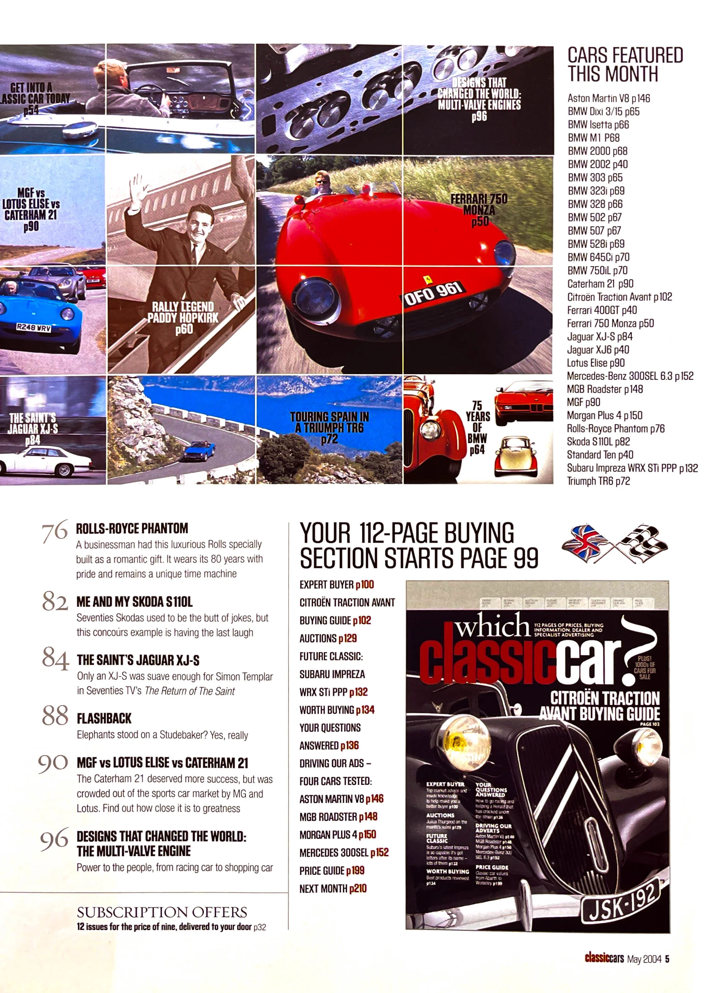 Classic Cars 2004 05 — The Motor Page