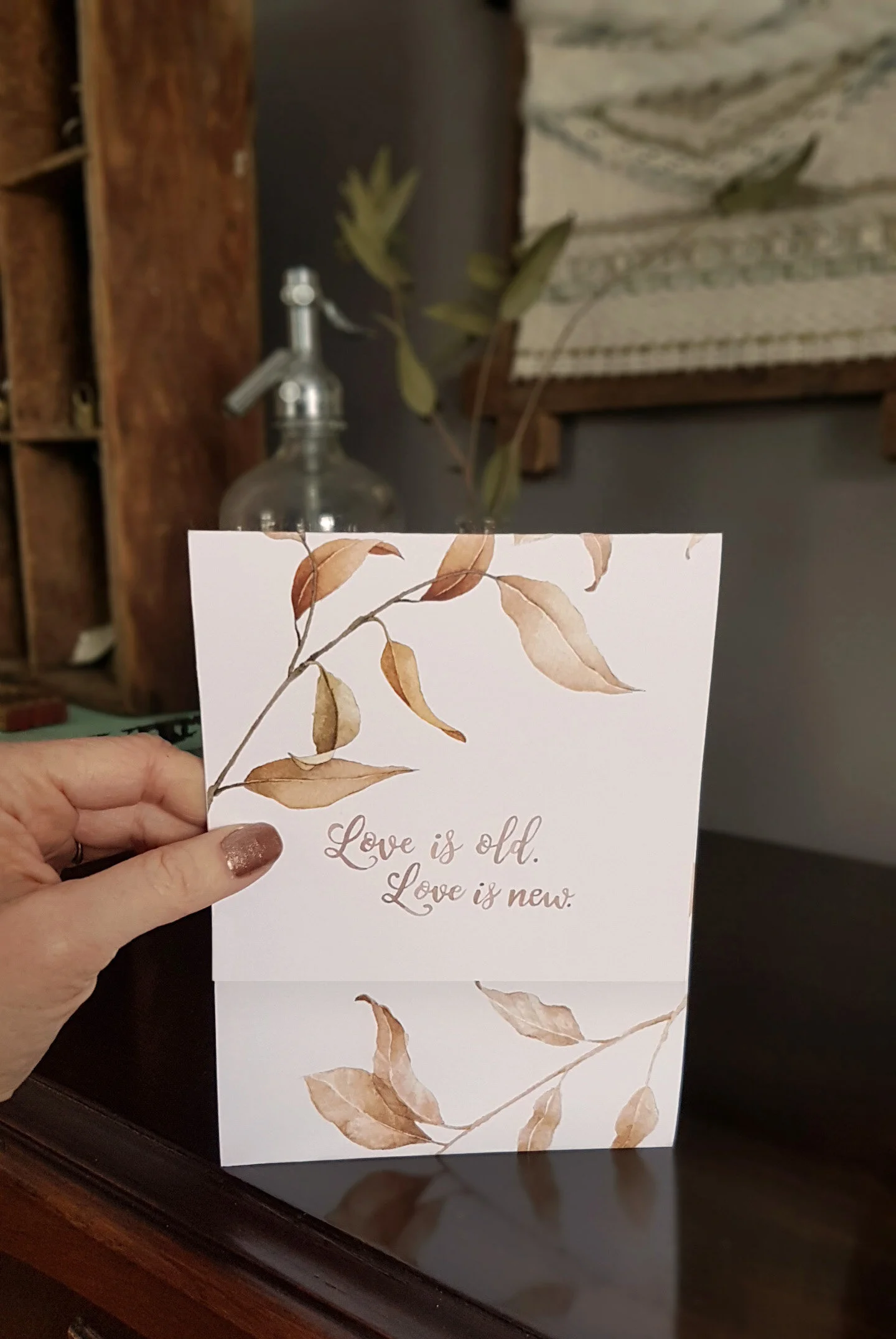 Overlap Folding Autumn Leaves — Alicia's Infinity