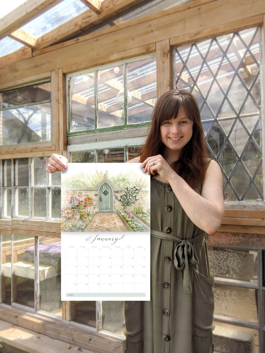 "In the Garden" 2026 Wall Art Calendar - Watercolour Paintings by ...