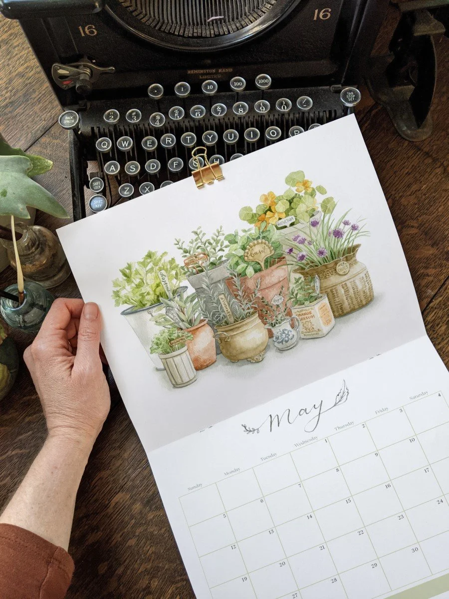 "In the Garden" 2026 Wall Art Calendar - Watercolour Paintings by ...