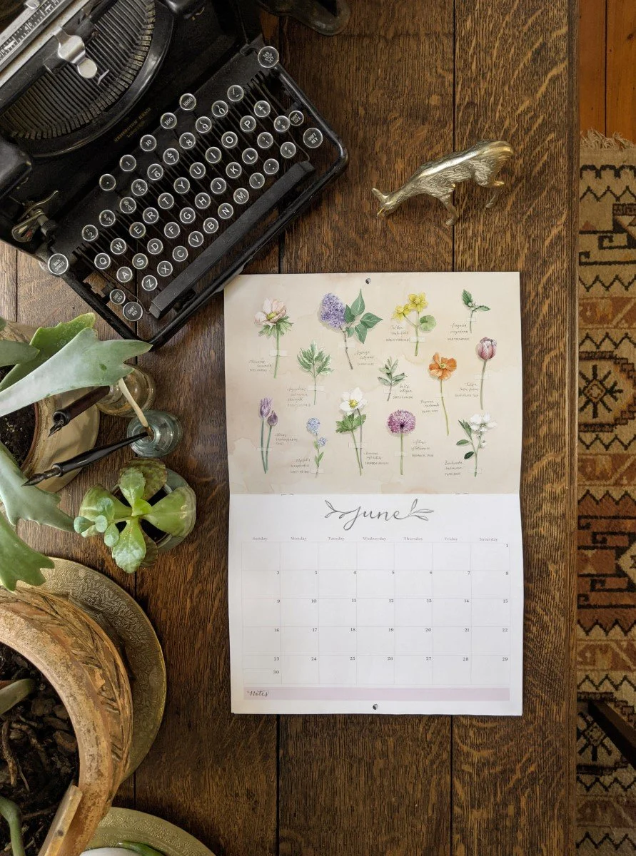 "In the Garden" 2026 Wall Art Calendar - Watercolour Paintings by ...