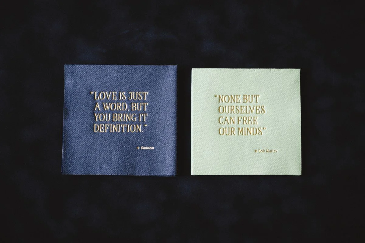 Custom Gate-folding DETROIT Wedding Invitation — Alicia's Infinity