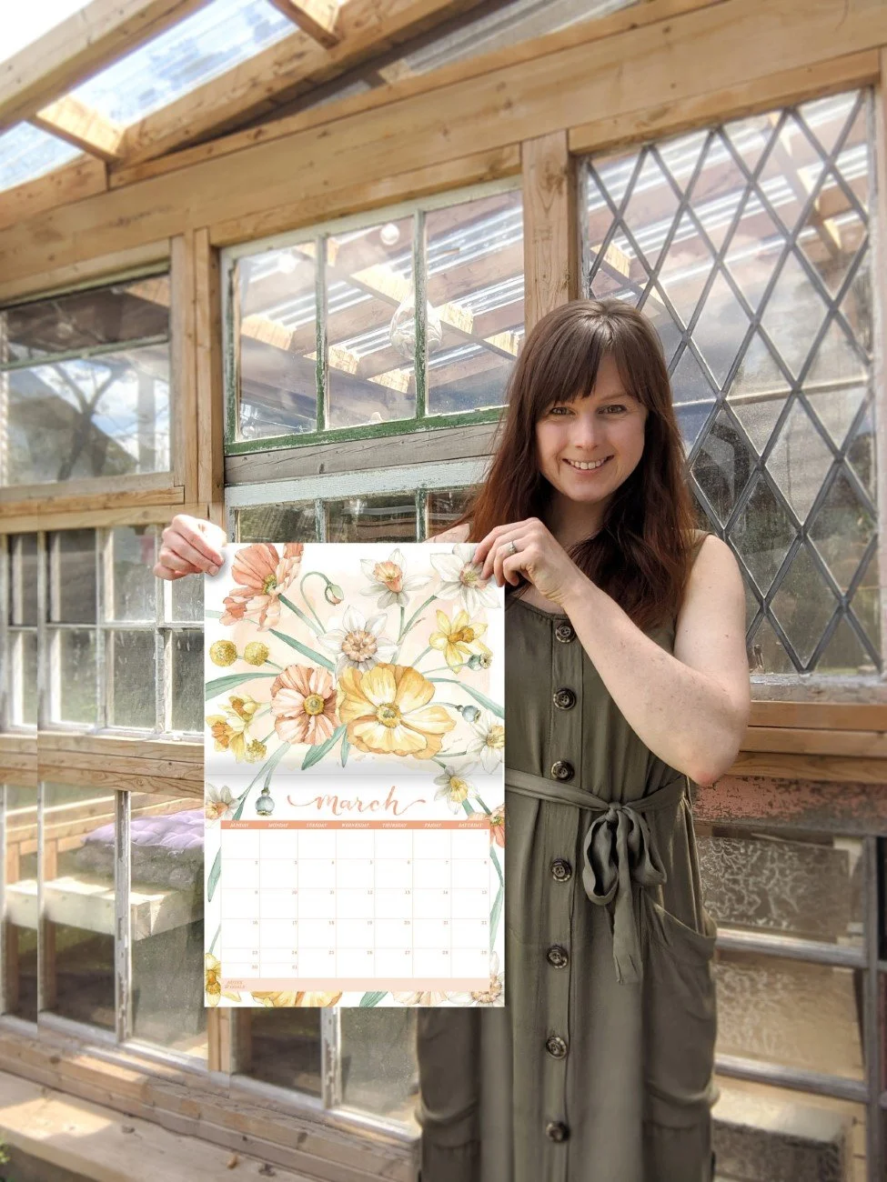 Birth Month Flower Botanical 2026 Wall Art Calendar — Alicia's Infinity