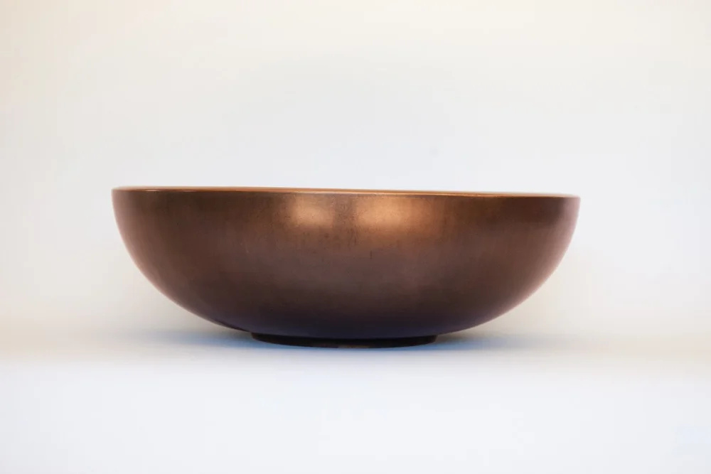 Round Basin in Solid Bronze — Merwe Bathware