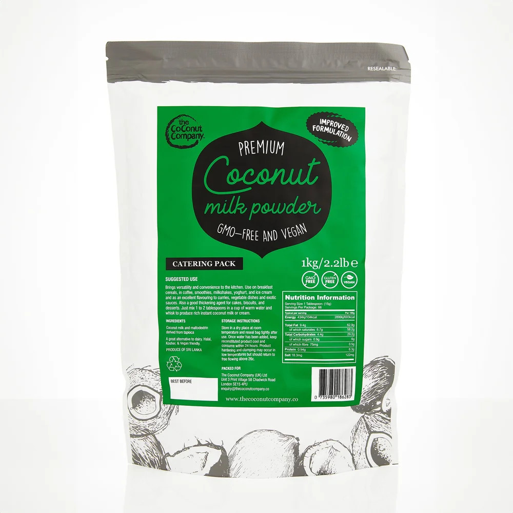 Coconut Milk Powder, Organic, UK — The Coconut Company