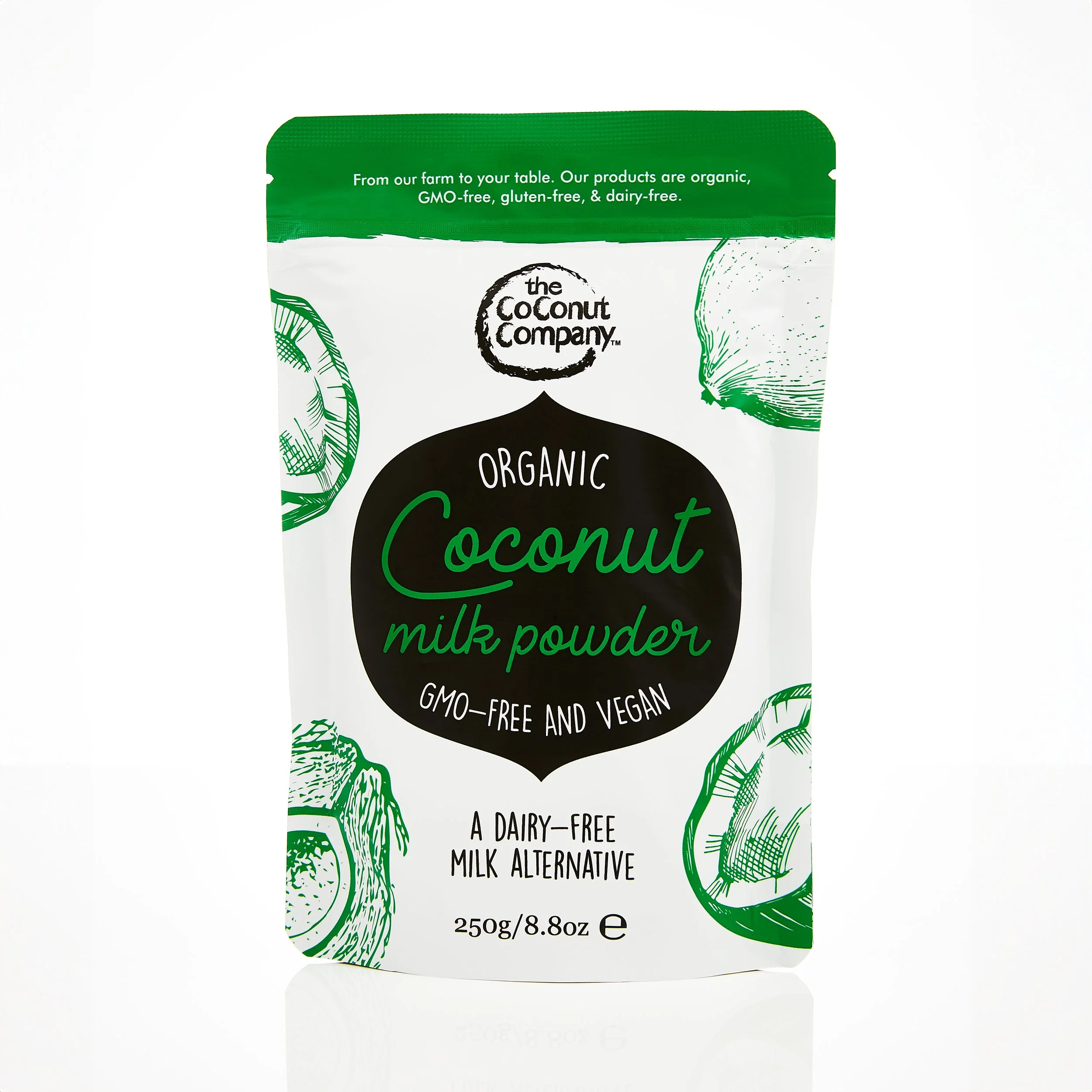 Coconut Milk Powder, Organic, UK — The Coconut Company