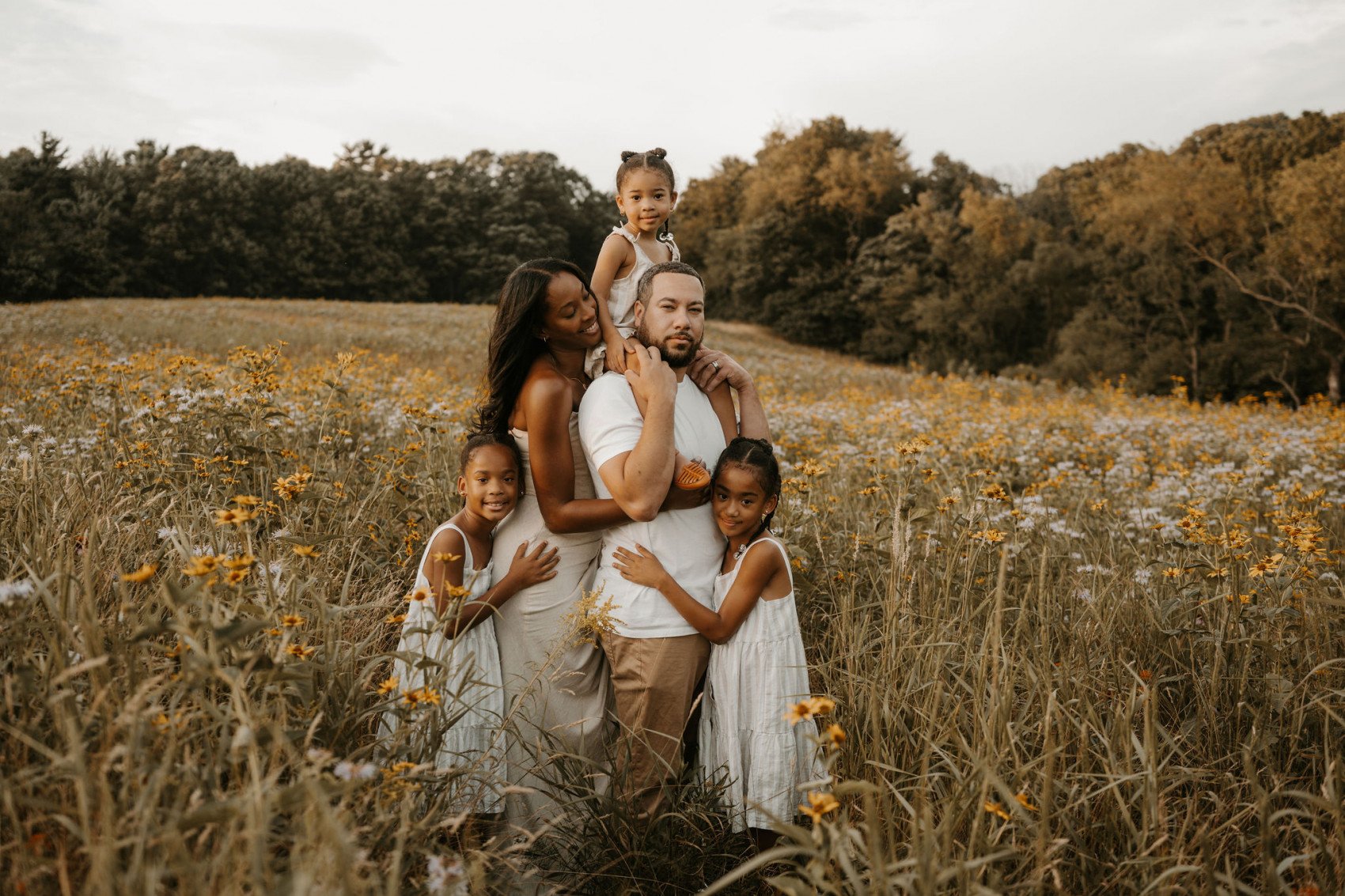 Family Of 5 Portrait