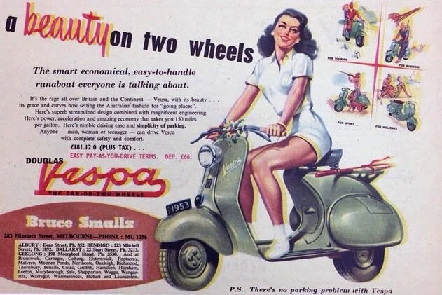 Vintage Vespa Ad