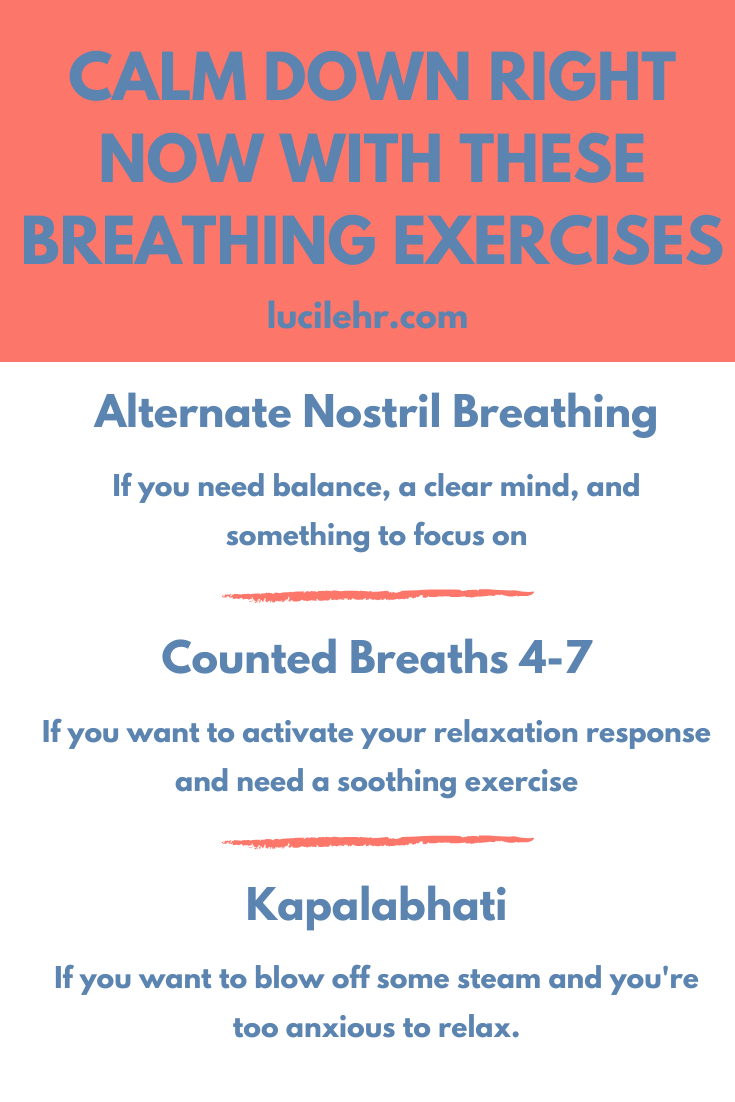 The 3 Best BREATHING EXERCISES FOR ANXIETY to Calm Down Right Now ...