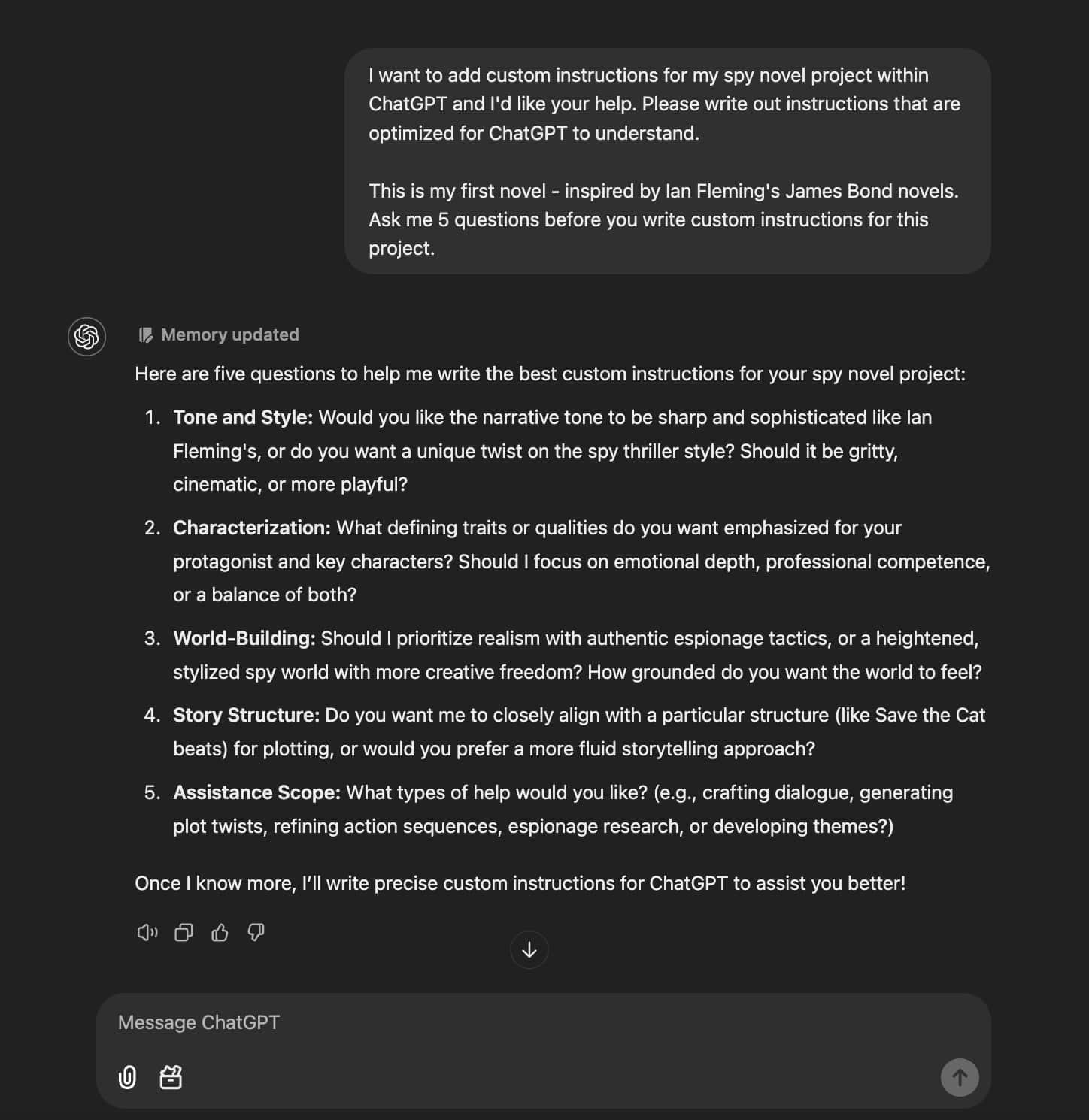 How to use ChatGPT to organize your creative projects. — Wealest