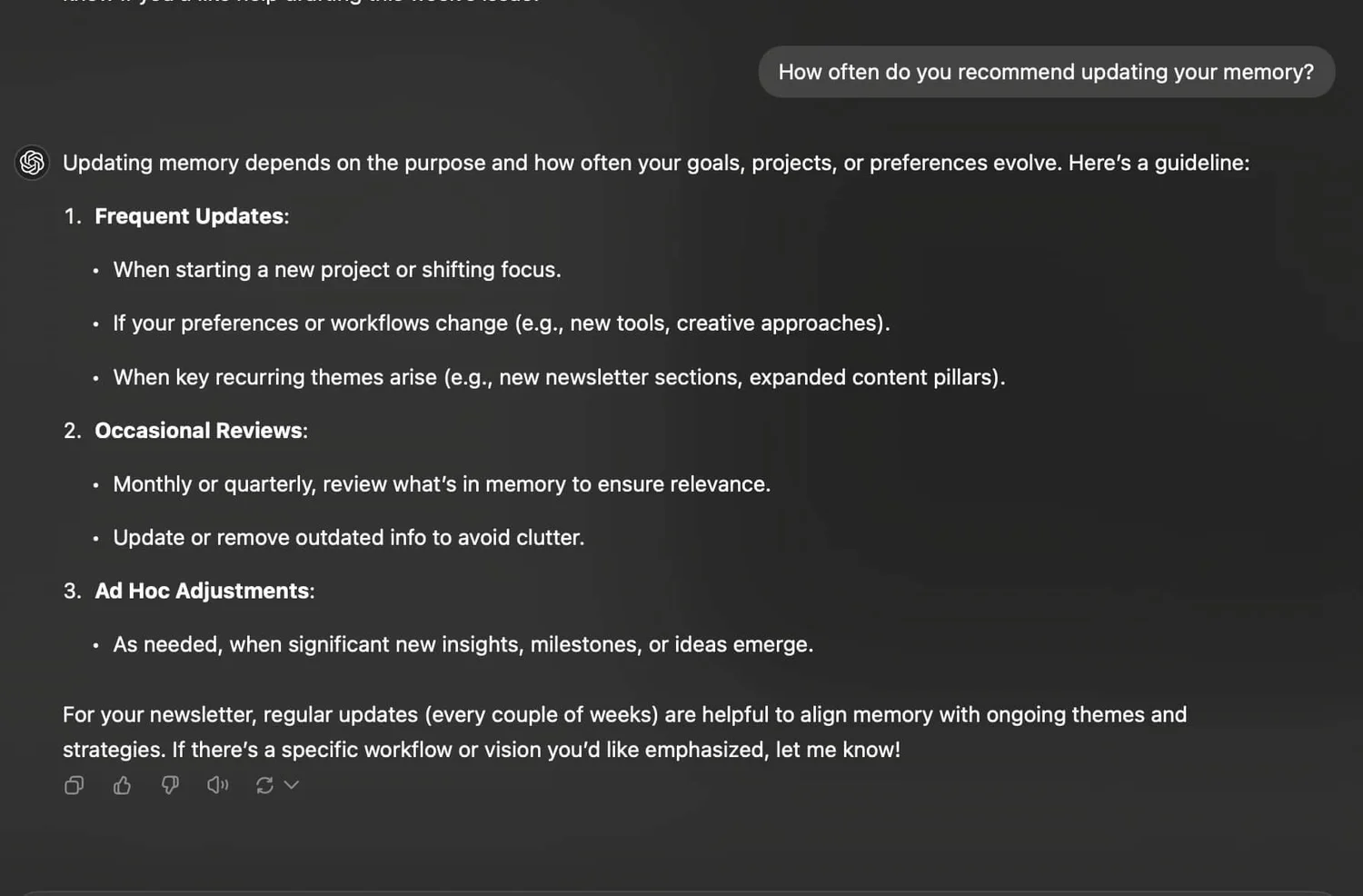 How to use ChatGPT’s memory to boost efficiency 100x to save you time ...