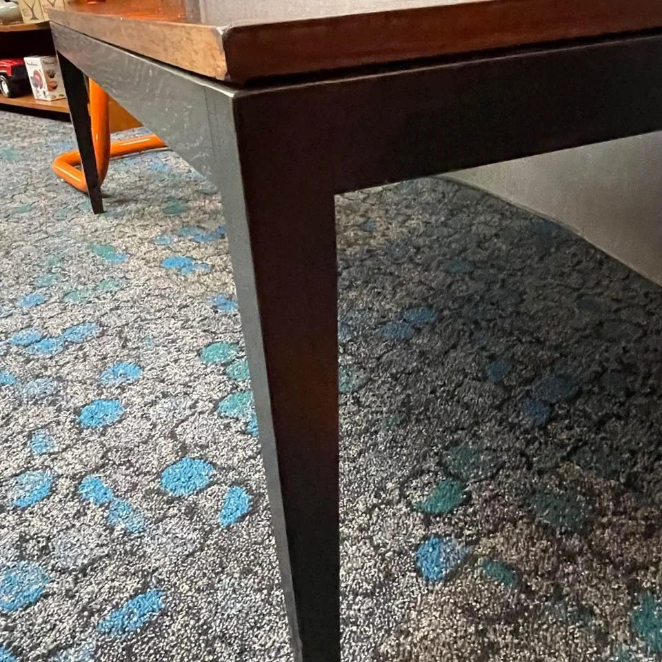 Founders Rosewood Top Rectangular Coffee Cocktail Table Item #47110 ...