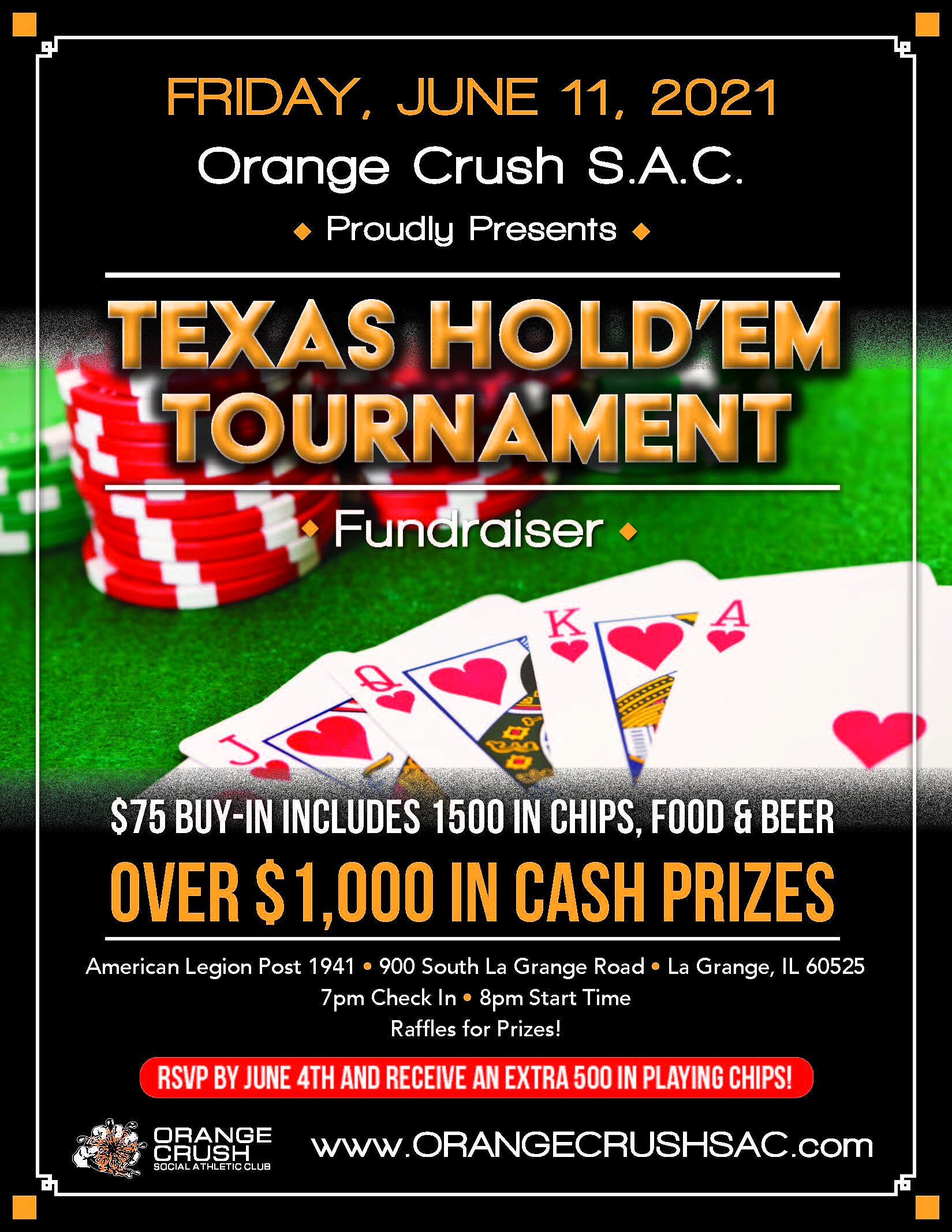 2021 Annual Texas Hold'em Tournament — Orange Crush S.A.C.